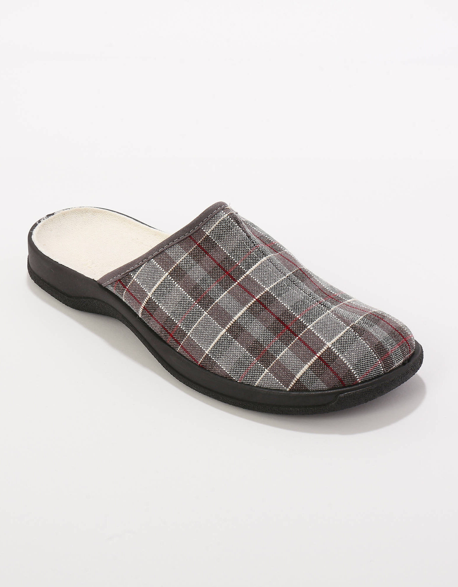 Mules grande largeur, gris | Blancheporte