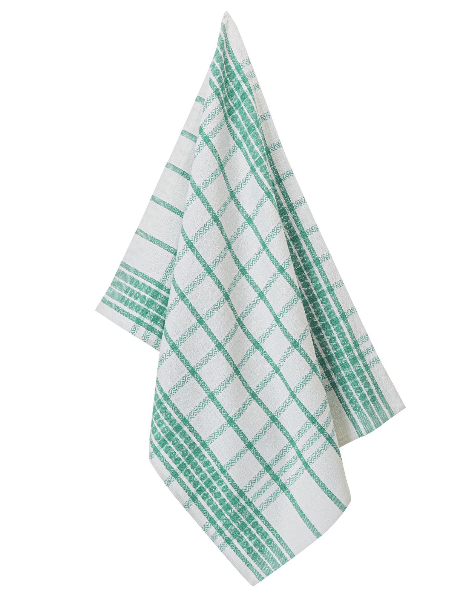 Torchons métis carreaux - Lot de 6 ou 12, bleu + rouge + vert ...