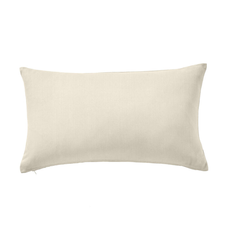 Housse de coussin unie bachette - lot de 2, écru | Blancheporte