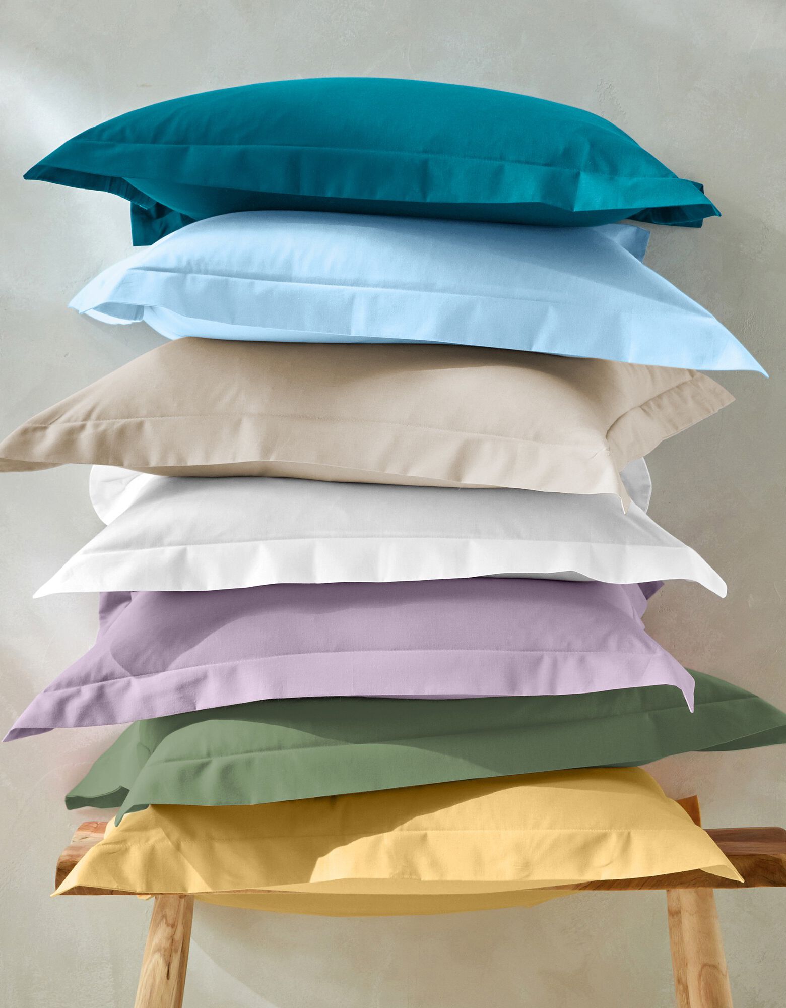 Linge de lit uni - coton bio, blanc | Blancheporte