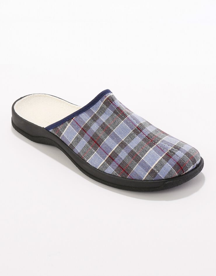 Mules grande largeur, bleu | Blancheporte