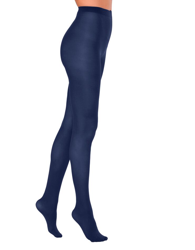 Collant opaque - lot de 2 paires, marine | Blancheporte
