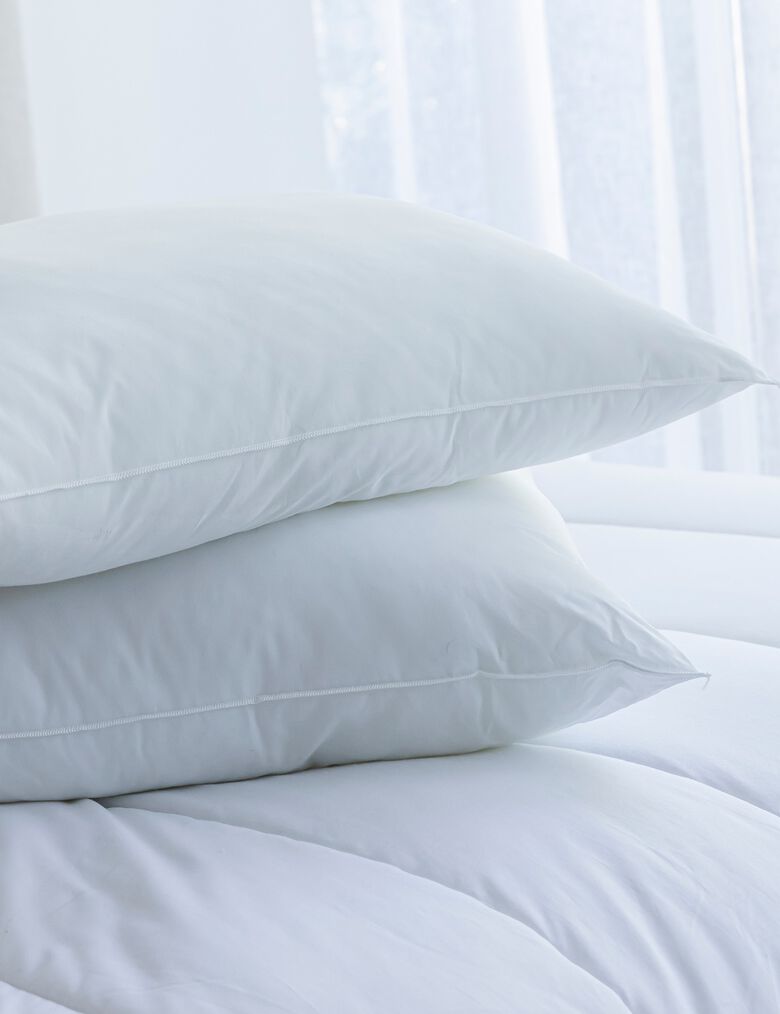 Oreiller qualité hôtellerie ferme, blanc | Blancheporte