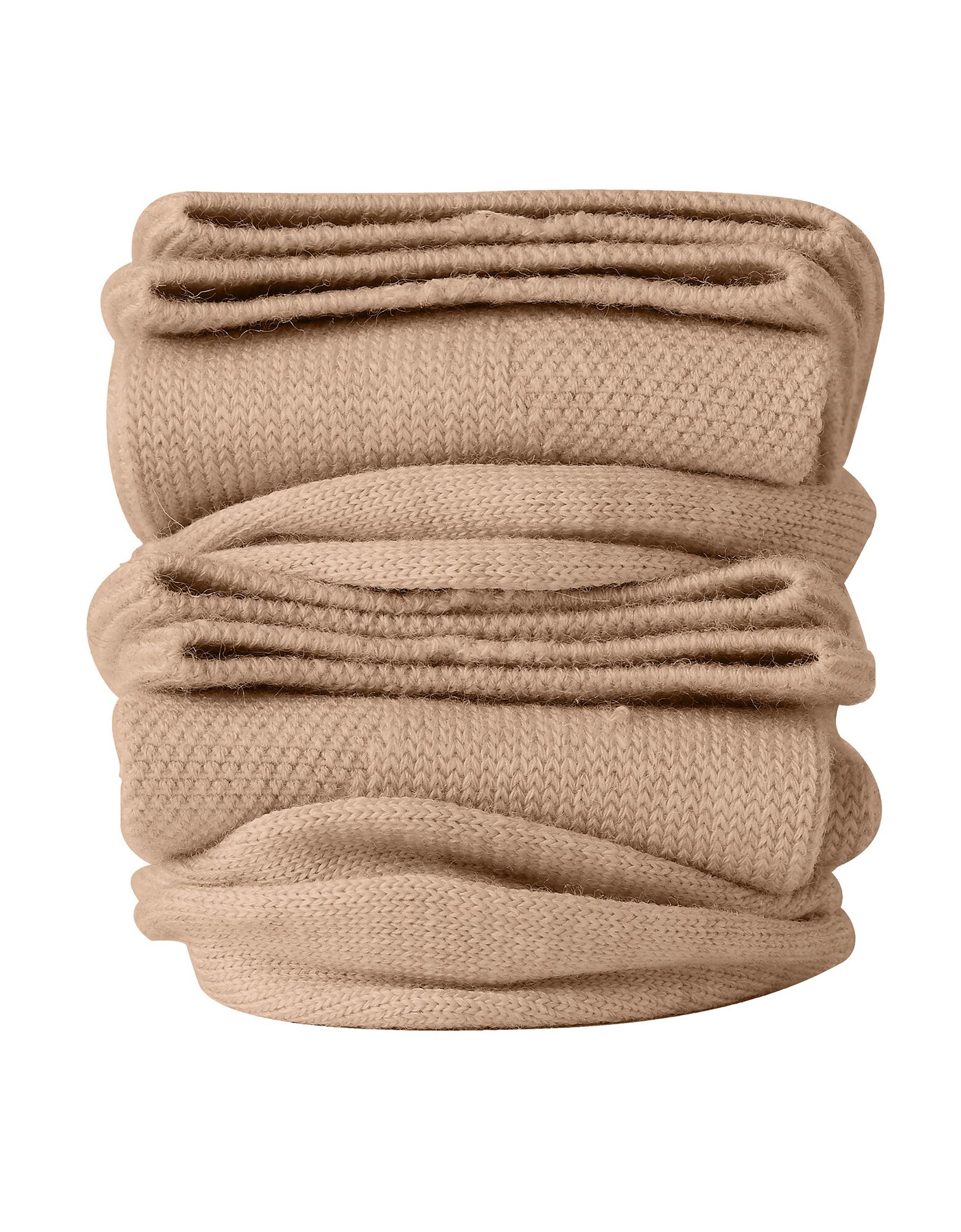 Mi-bas contention coton majoritaire - lot de 2 paires, beige | Blancheporte