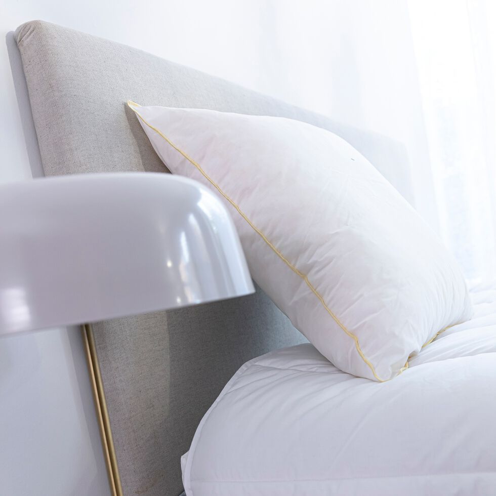 Oreiller qualité hôtellerie lavages intensifs, blanc | Blancheporte