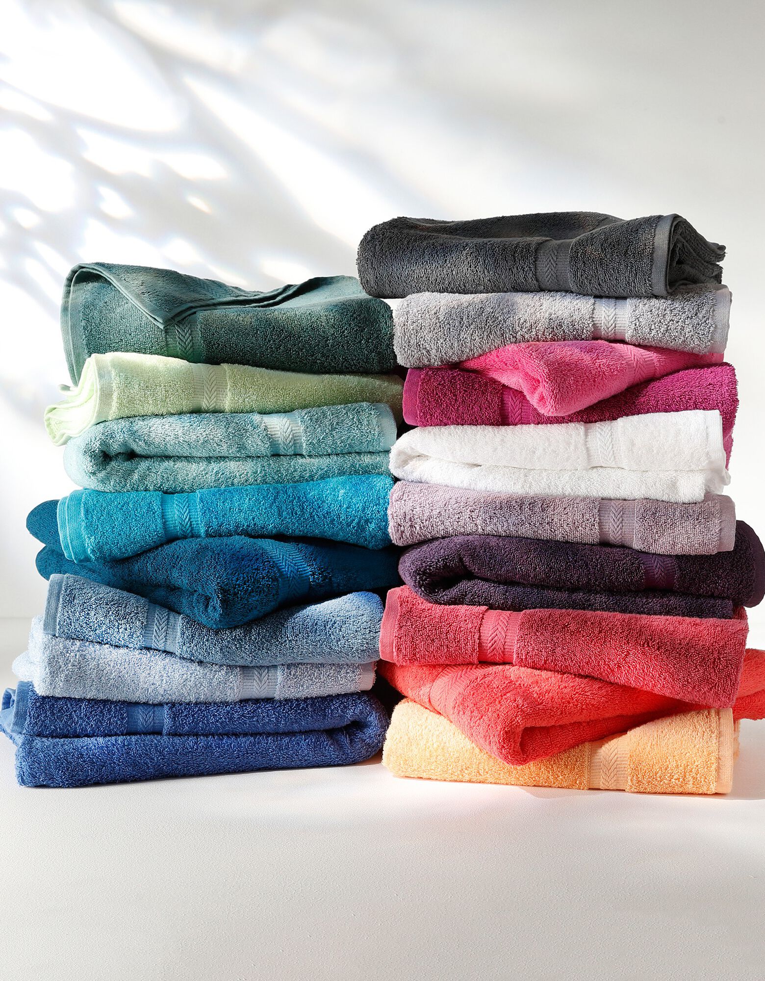 Eponge unie 420 g/m2 confort moelleux, abricot | Blancheporte