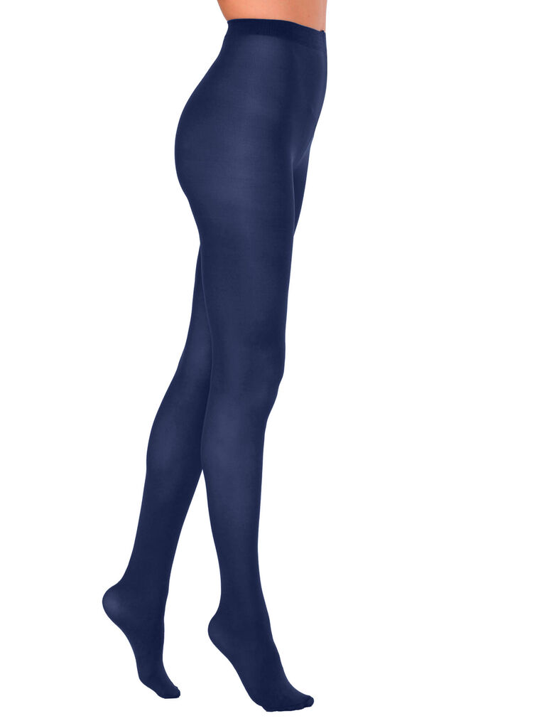 Collant opaque - lot de 2 paires, marine | Blancheporte