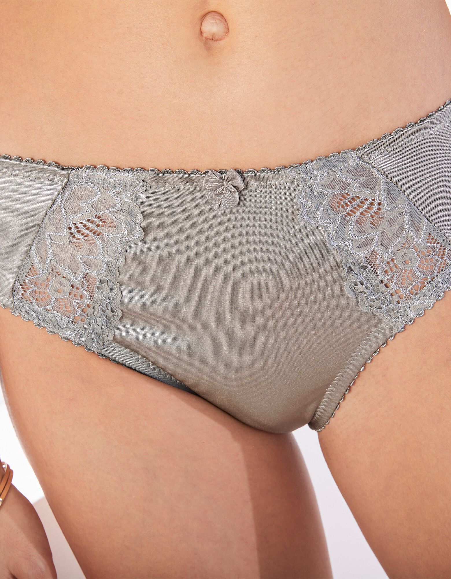 Culotte en dentelle Cerignola - lot de 2, bronze + aqua | Blancheporte