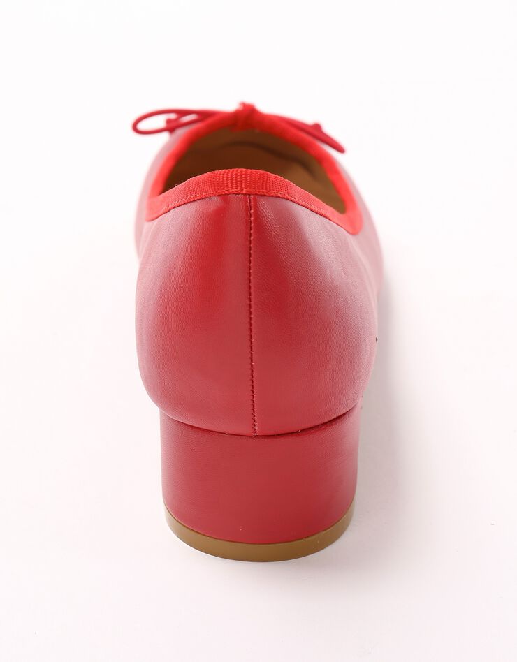 Ballerines petit talon, rouge foncé | Blancheporte