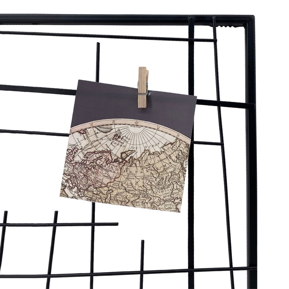 Cadre pêle-mêle en métal filaire, noir | Blancheporte