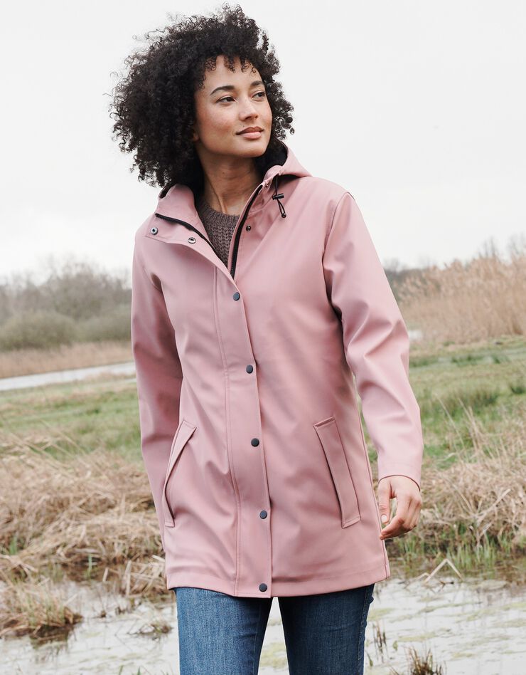 Ciré imperméable en polyester recyclé(**), rose grisé | Blancheporte