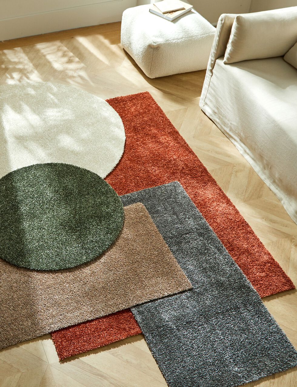 Tapis douceur et confort, terracotta | Blancheporte