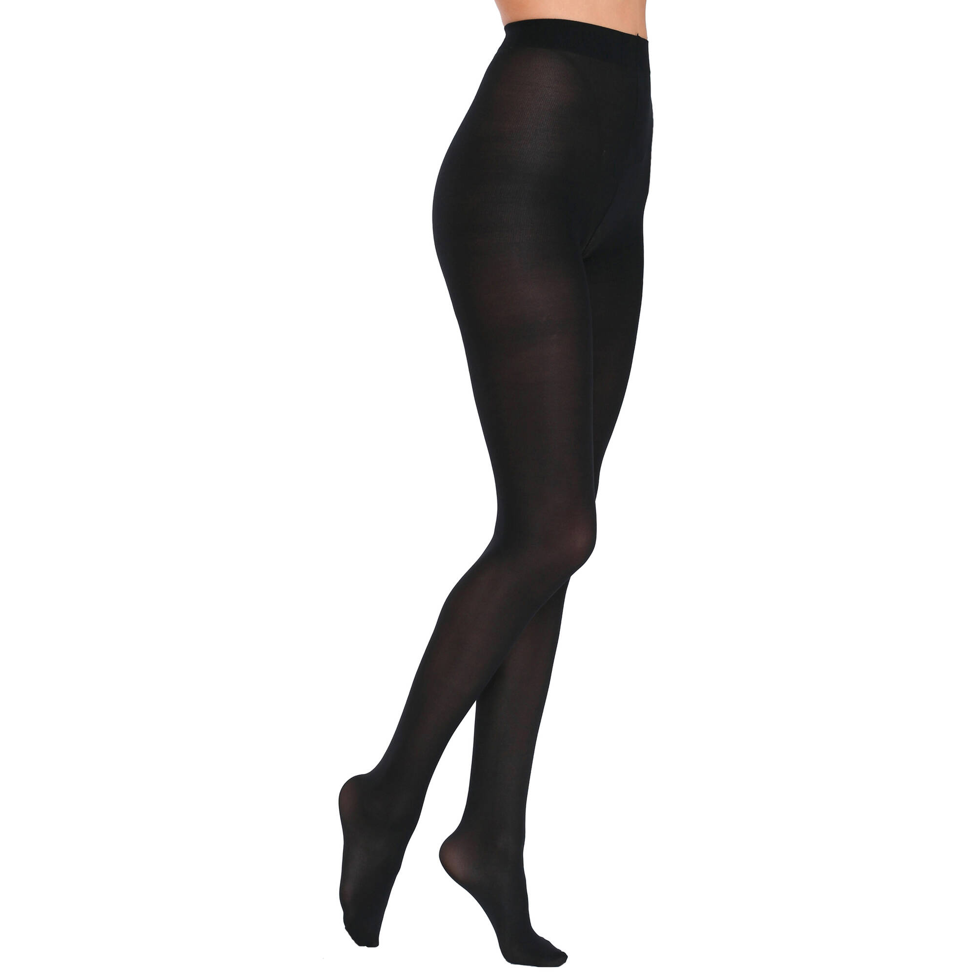 Collant opaque - lot de 2 paires, noir | Blancheporte