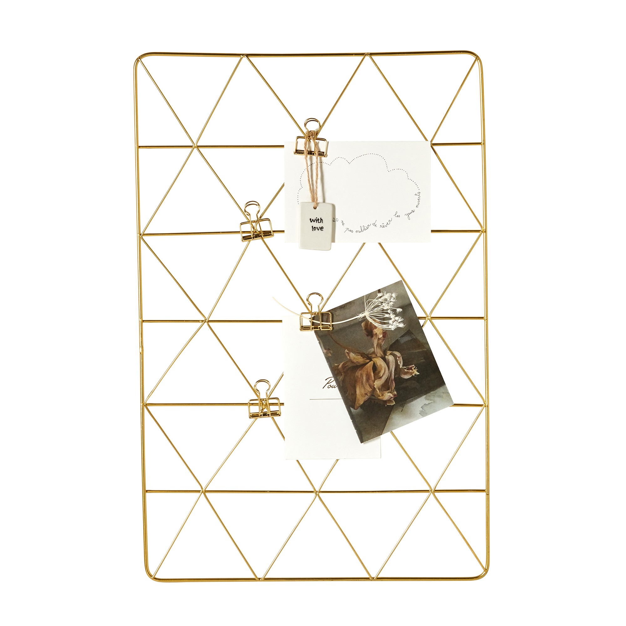 Pêle-mêle filaire doré, doré | Blancheporte