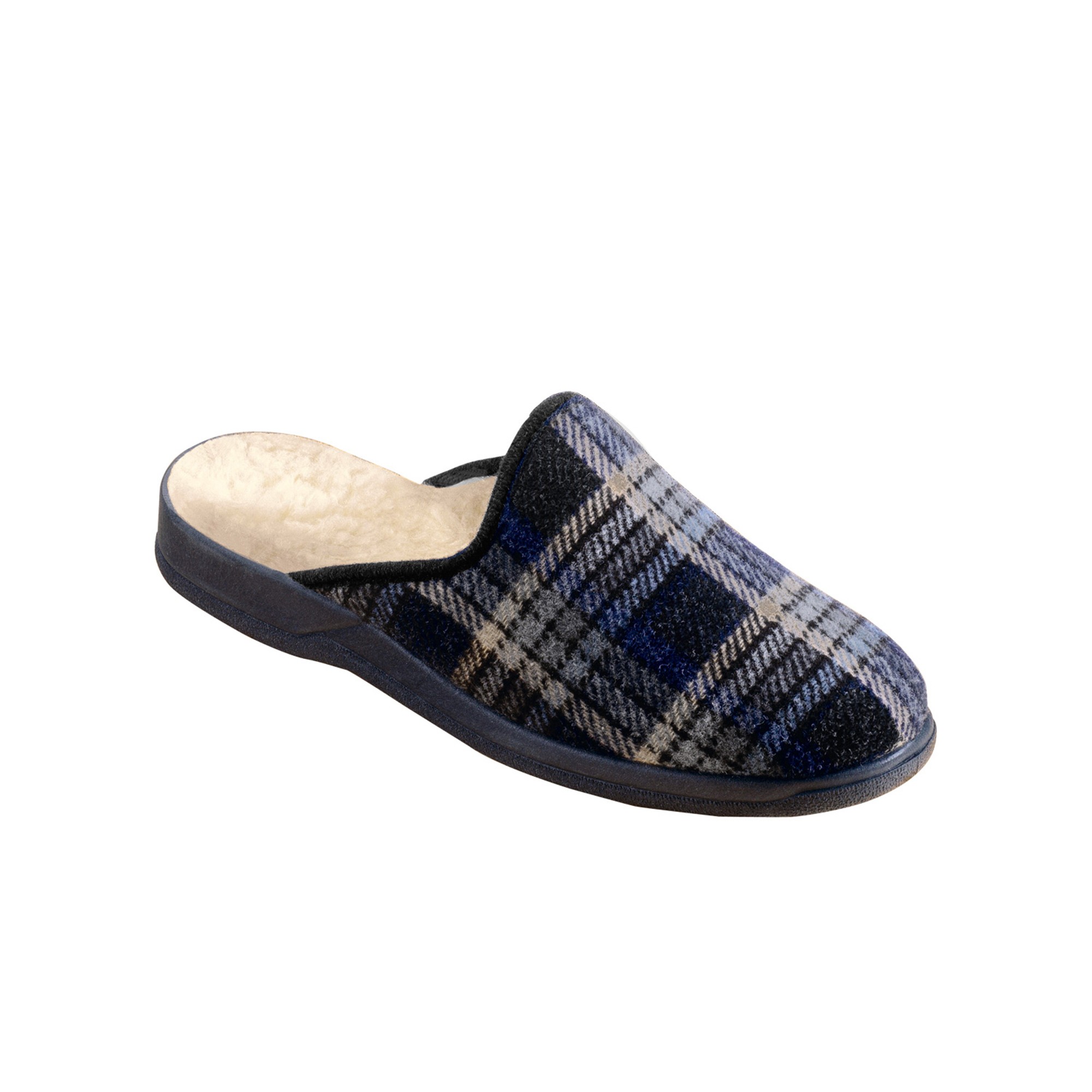 Mules homme confort - jusqu'au 47, marine | Blancheporte