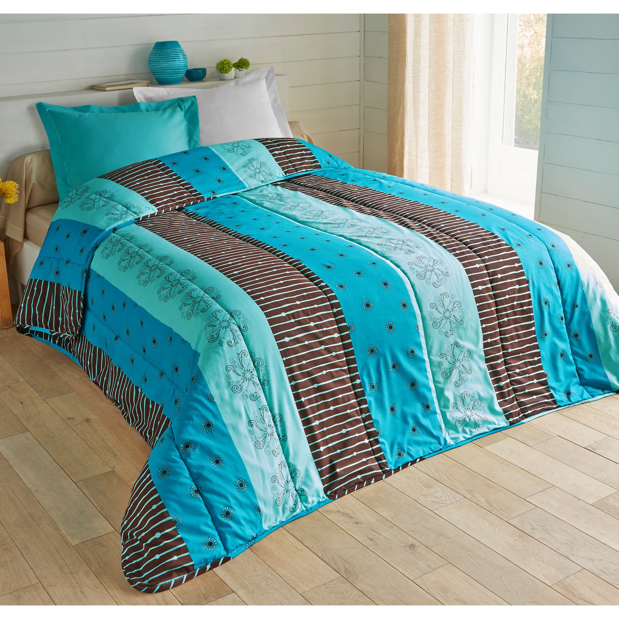 Couette coton imprimée Oiseaux 200 g/m2 - Blancheporte - Blanc - Size ...